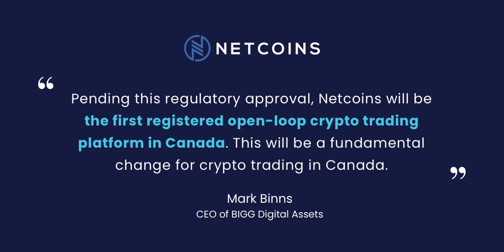BIGG Digital Assets Inc. Subsidiary Netcoins Applies For Landmark ...